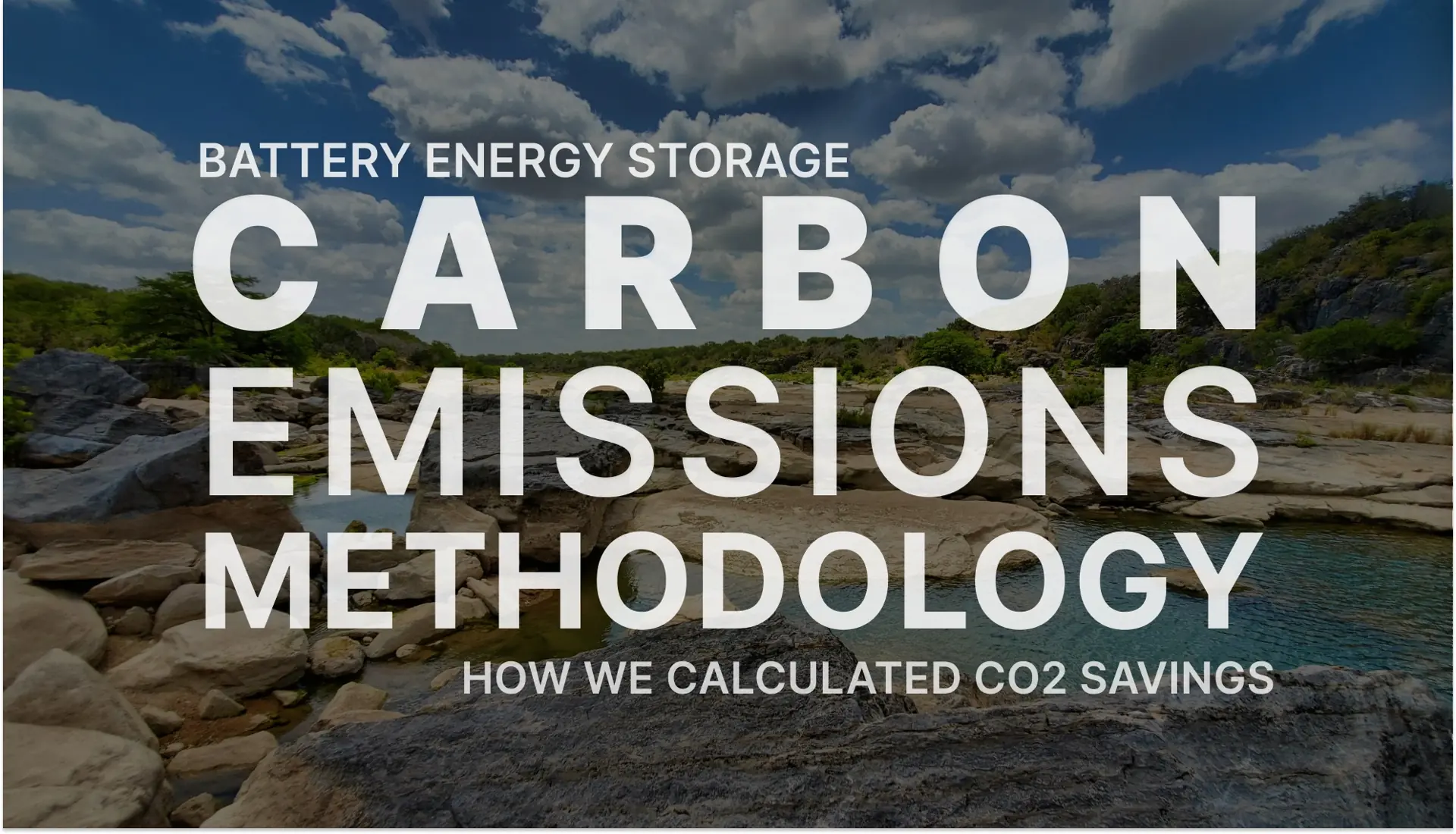 The carbon benefit of batteries: 2024 methodology - Research | Modo Energy