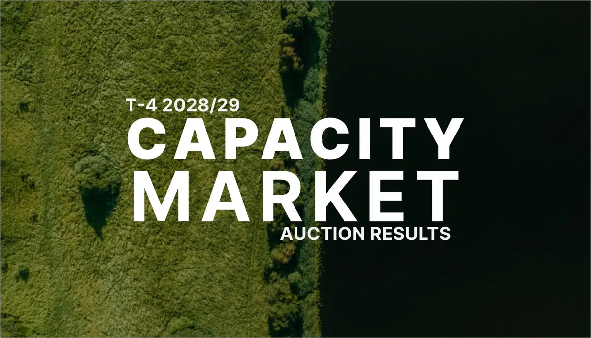 Capacity Market: Key takeaways from the T-4 2028/29 auction results ...