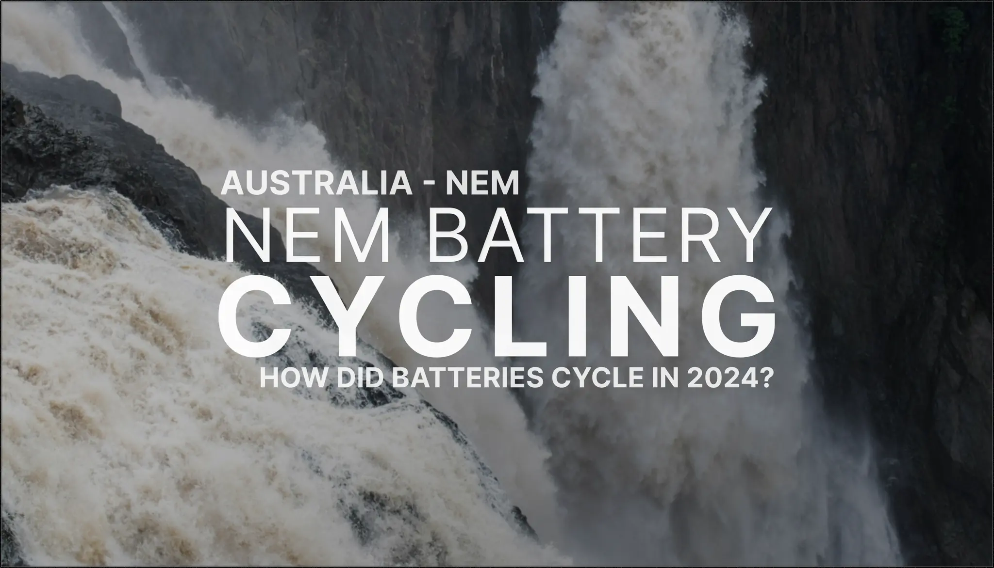 Australia: Battery energy storage cycling in the NEM in 2024 - Research ...