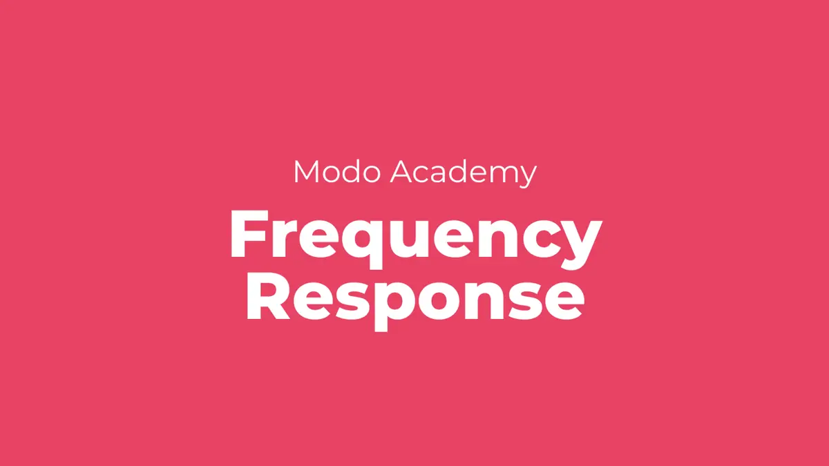 How Frequency Response works - Modo Academy - Research | Modo Energy