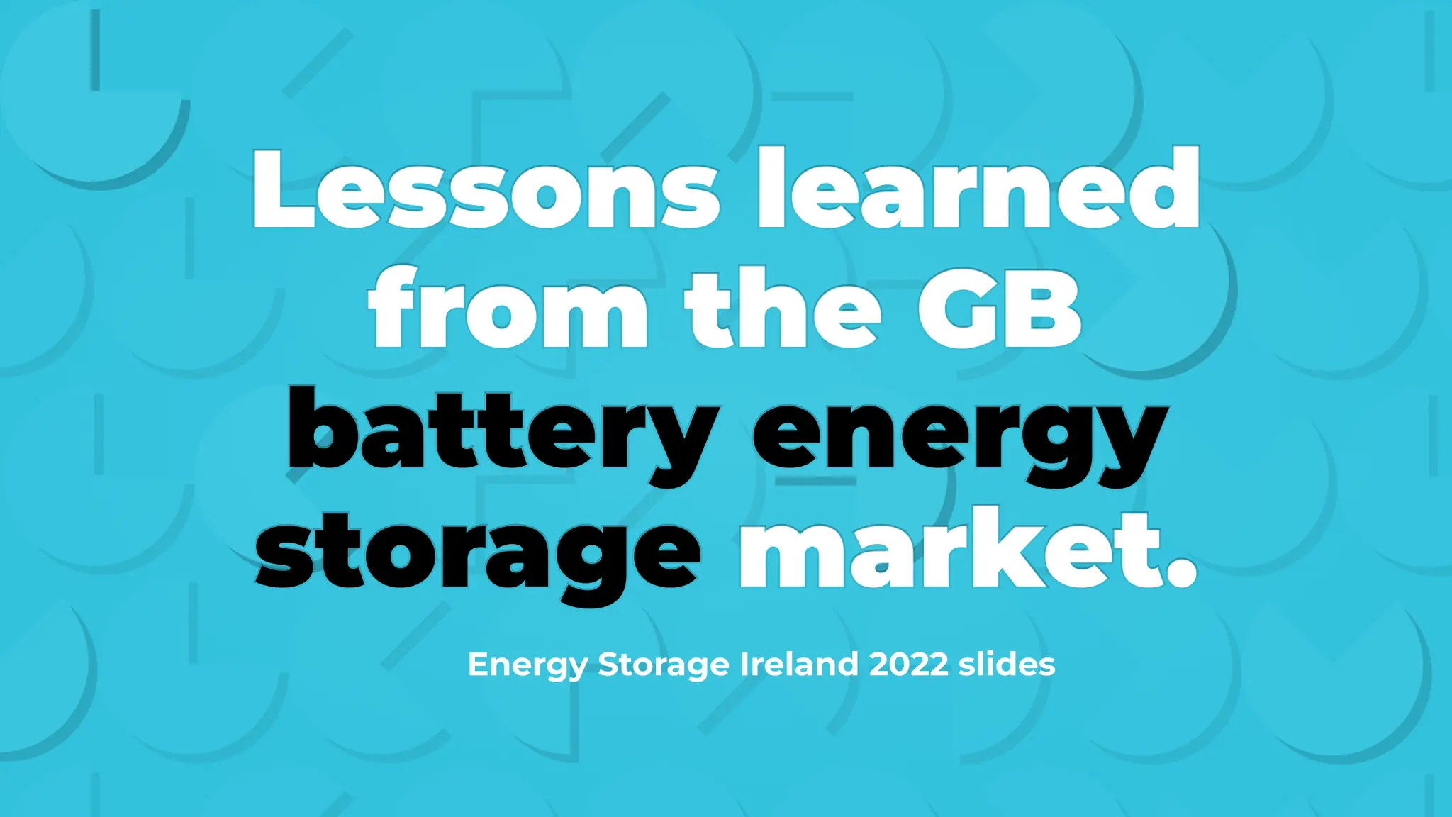 Energy Storage Ireland – lições aprendidas com o mercado da Grã ...